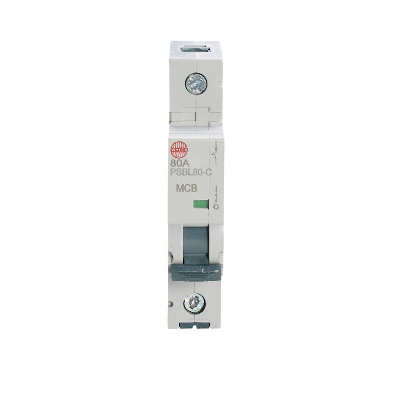 Wylex PSBL80-C 80A Single Pole MCB C curve 10kA