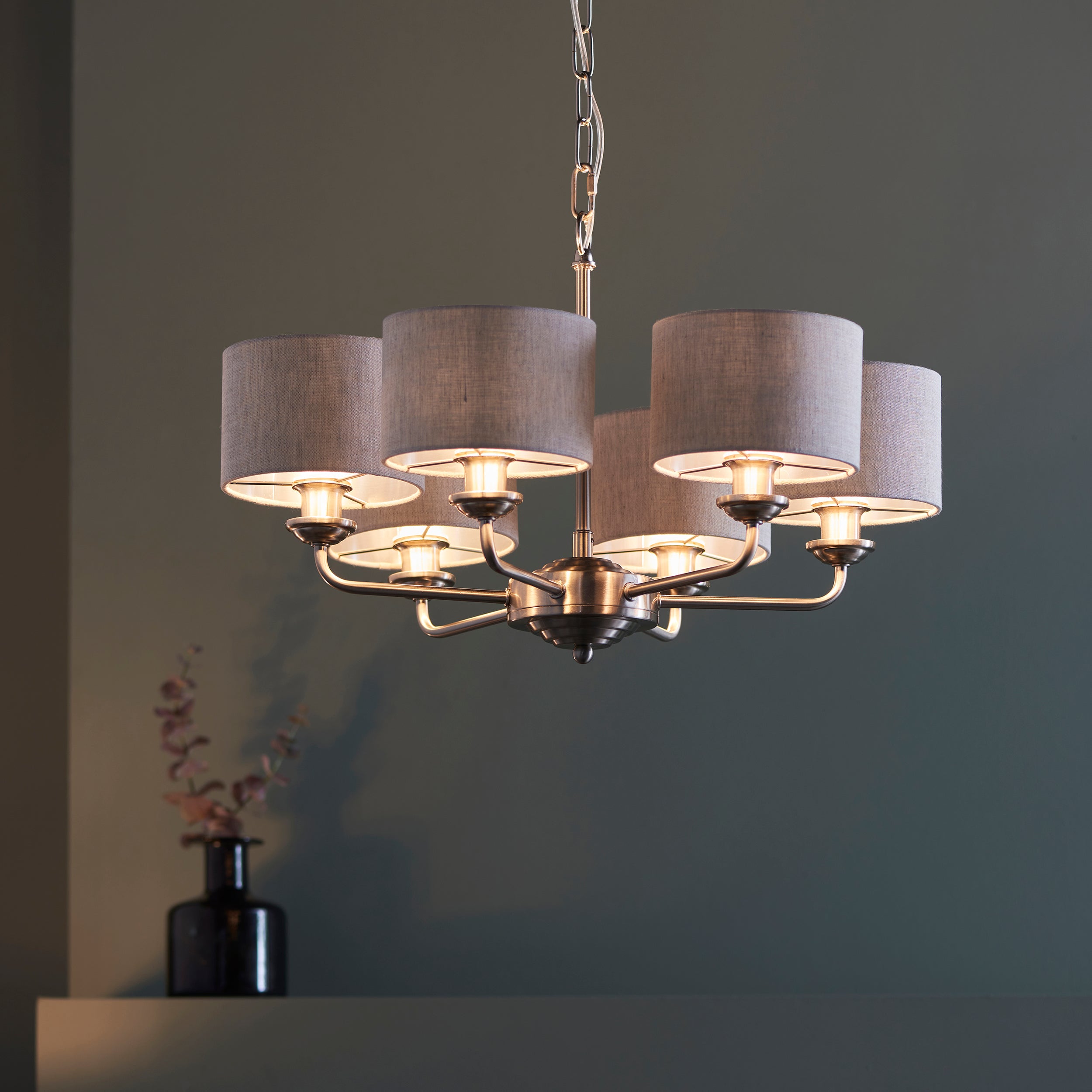 Endon 99151 Highclere 6lt Pendant