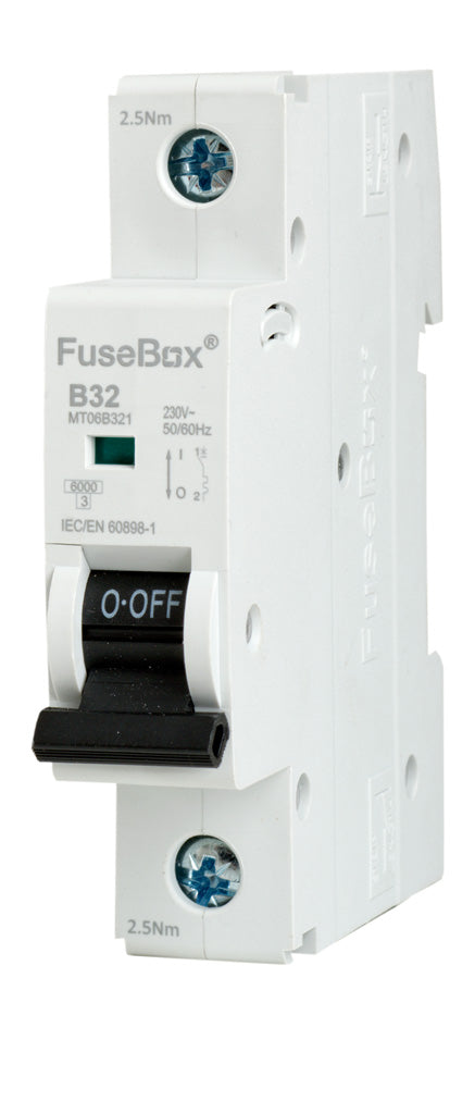 Fusebox MT06B321 32A 6kA 1 pole B CURVE MCB