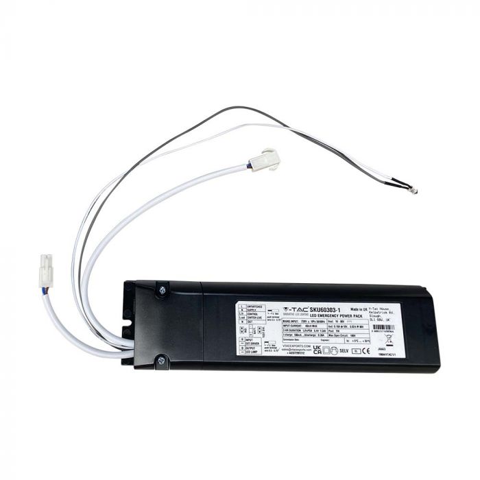 V-TAC 60303-1 BIG PANELS EMERGENCY PACK -UK