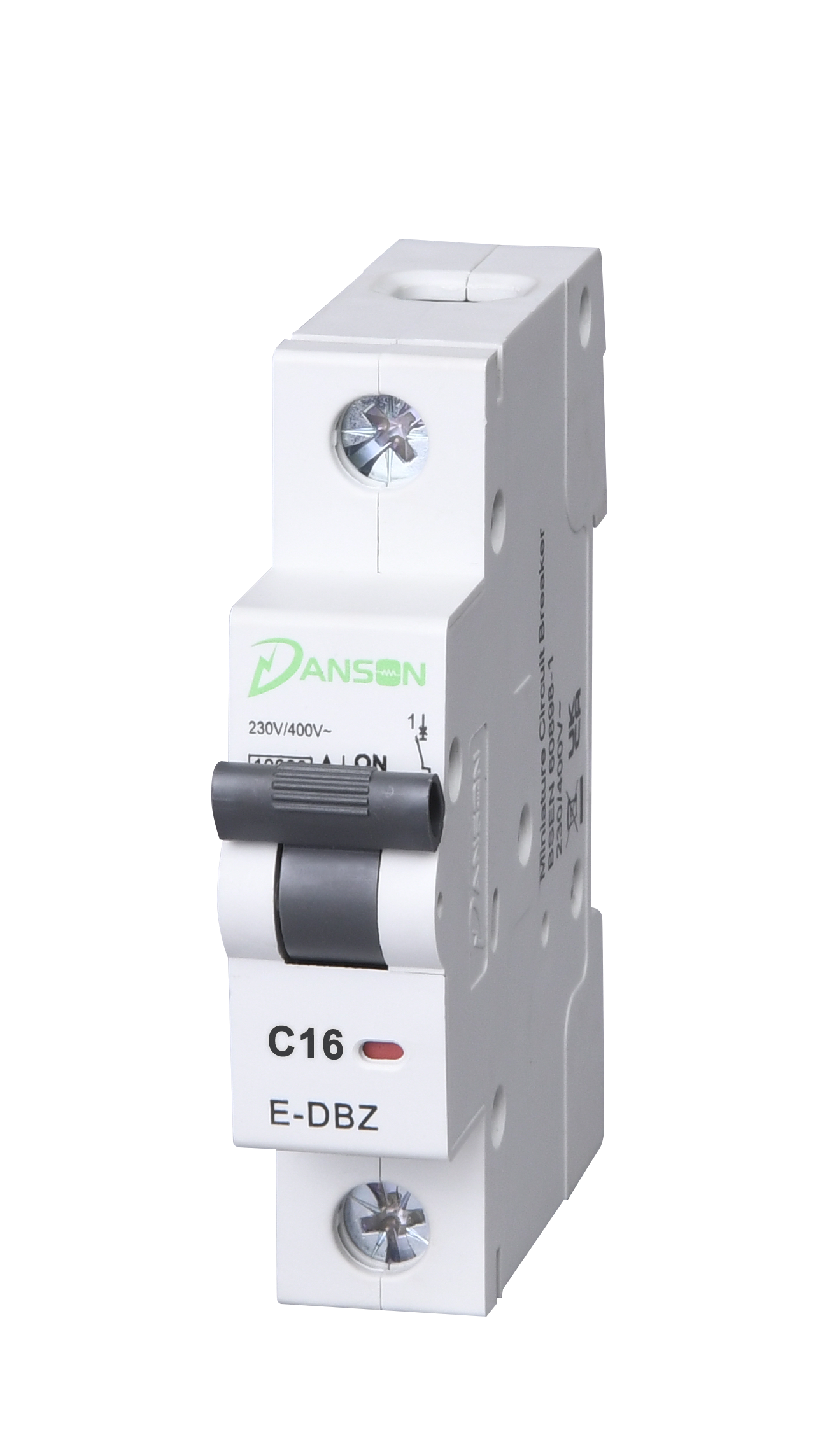 Danson E-DBZC116 MCB 10kA 16A SP Single Module C-Curve