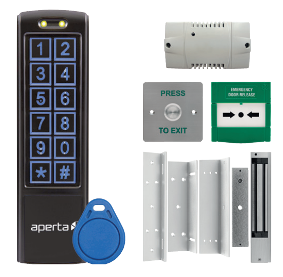 ESP EZT3KB Aperta Single Door Internal Keypad Kit - Black