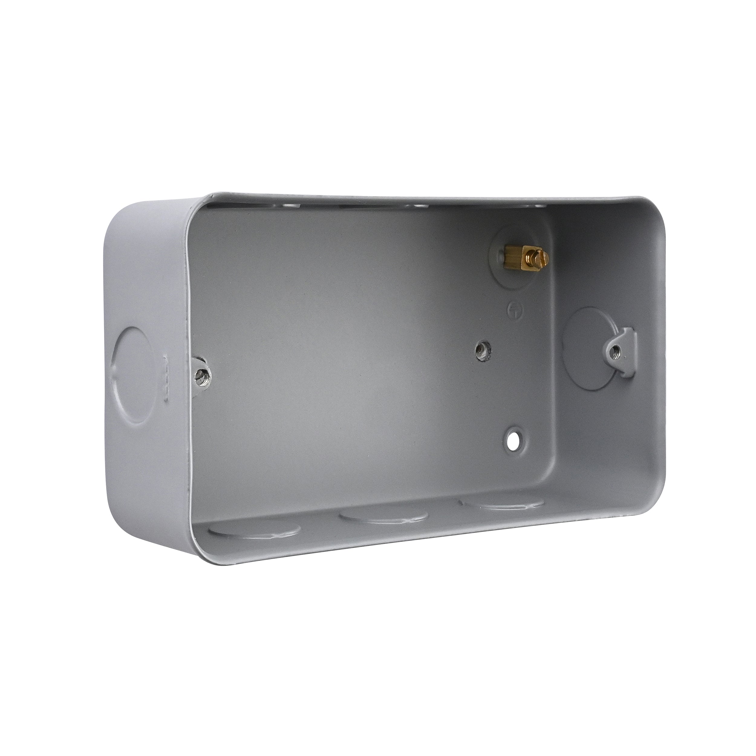 Saxby MC902 2G Surface Metal Box with KO'S