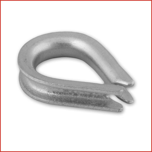 Mixed WT6 6mm Wire Thimbles