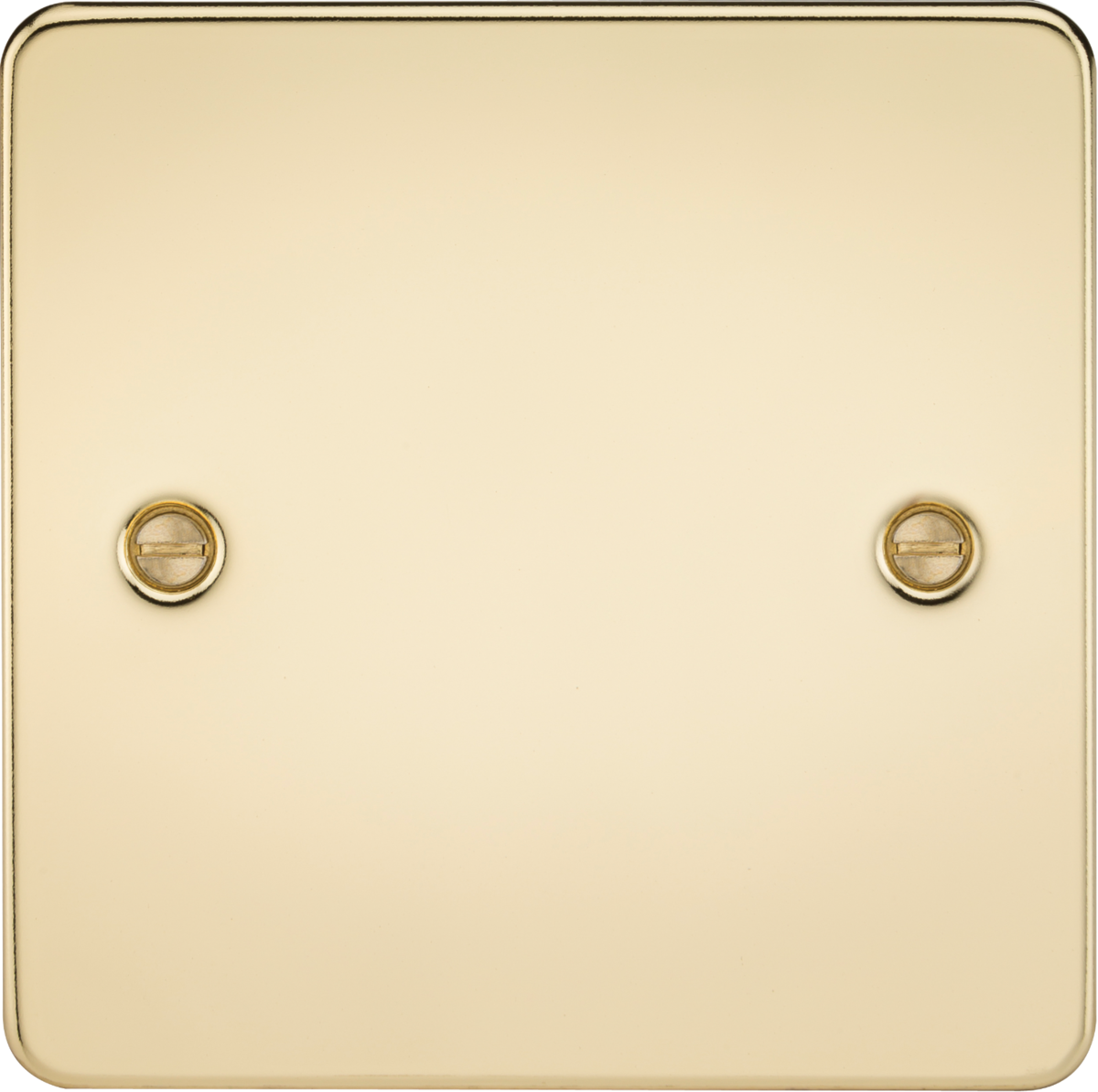Knightsbridge MLA FP8350PB Flat Plate 1G blanking plate - polished bra