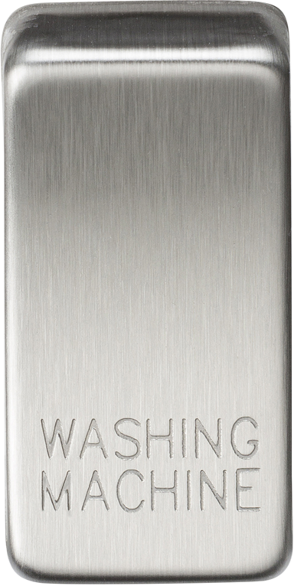 Knightsbridge MLA GDWASHBC Switch cover "marked WASHING MACHINE" - bru