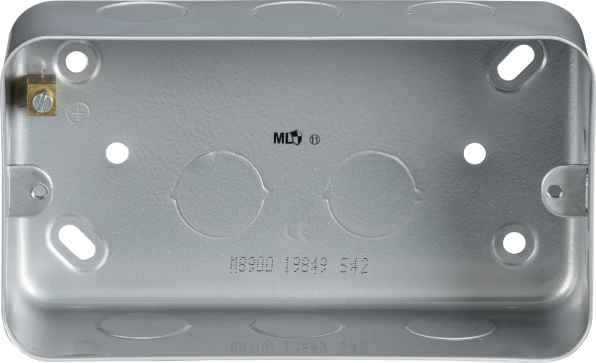 Knightsbridge MLA M8900 Metal Clad 2G Back Box