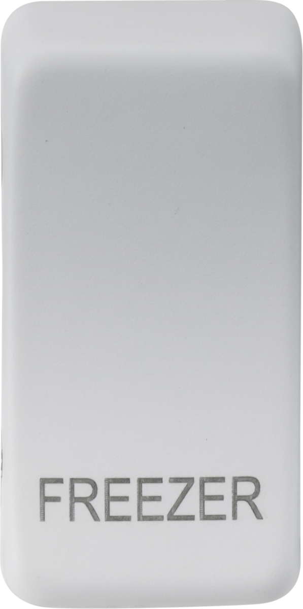 Knightsbridge MLA GDFREEZERMW Switch cover "marked FREEZER" - matt whi