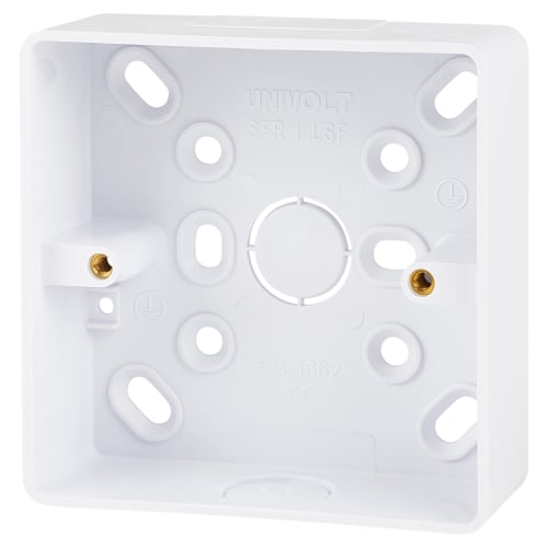 Surface Pattress Back Boxes - Range of Sizes & Shapes