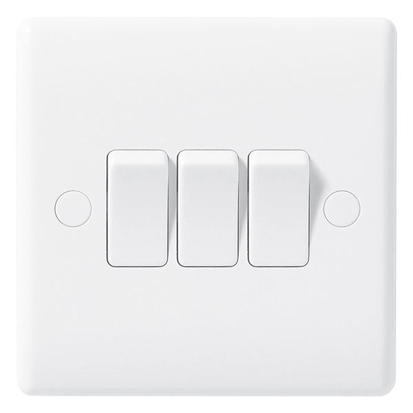 3 Gang Light Switches - Wiring Accessories Range
