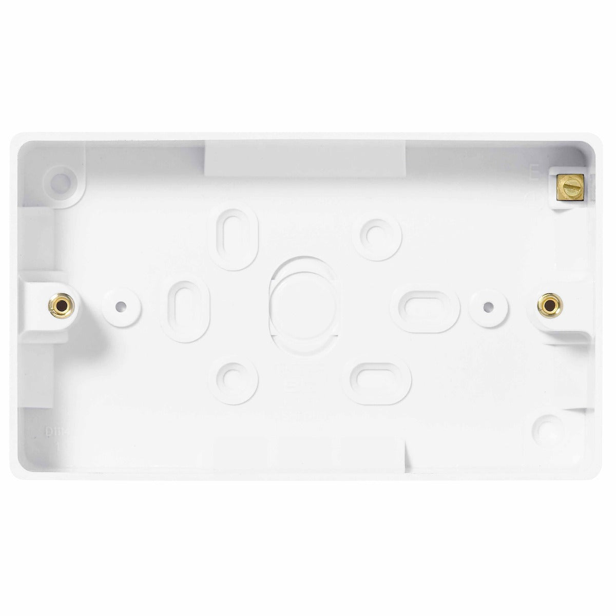 BG 892 White Nexus Moulded 2 Gang Surface Pattress 32mm