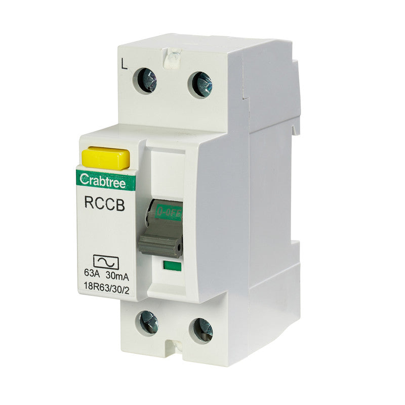 Crabtree 223/030 32A, 30mA DP Type AC RCD