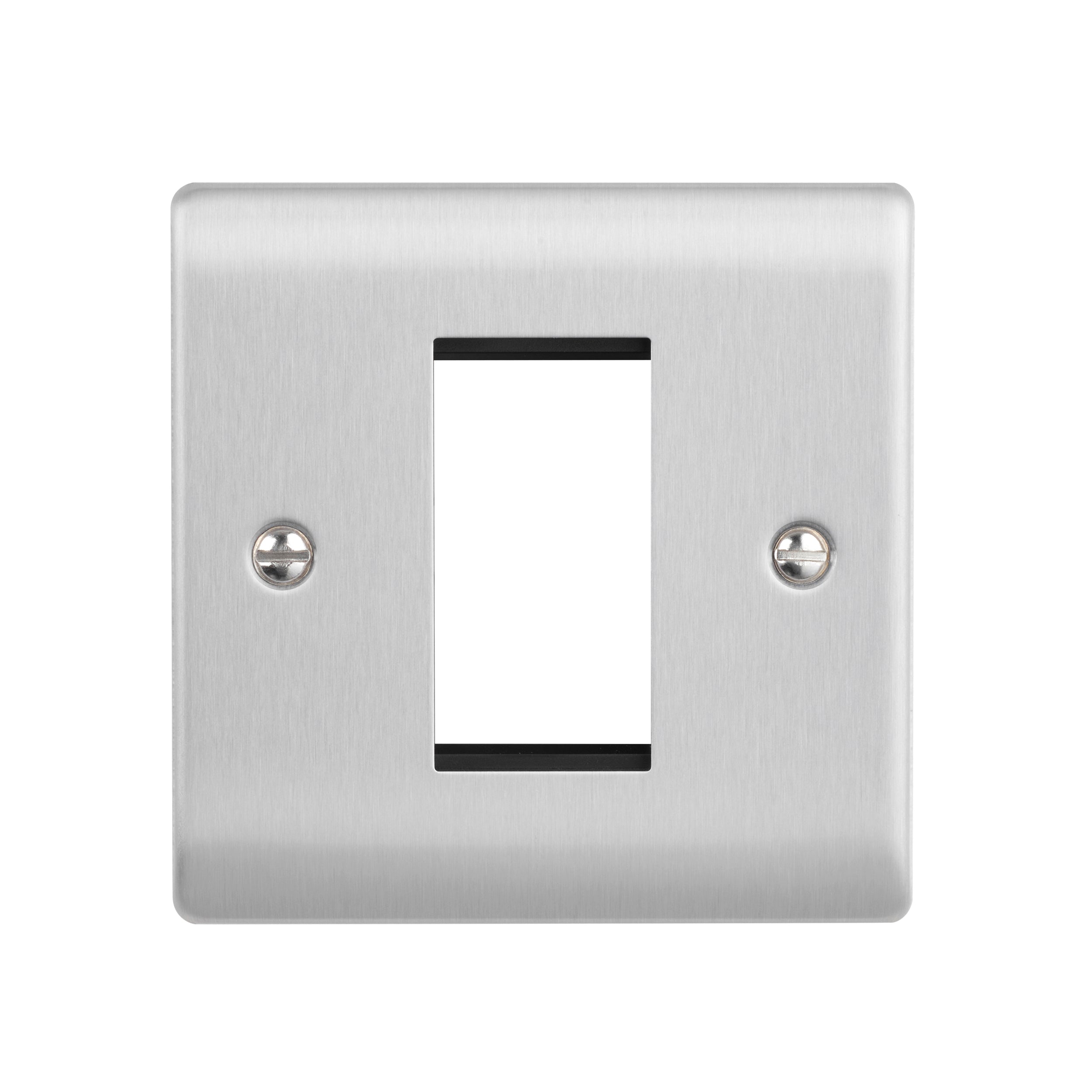 Saxby RSMFP1BS 1G Modular Faceplate (1 Module)