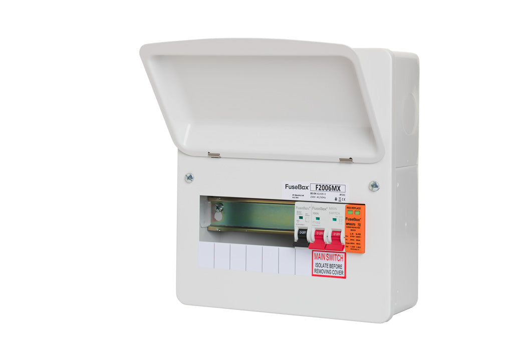 6 Way Consumer Units from Leading Electrical Brands