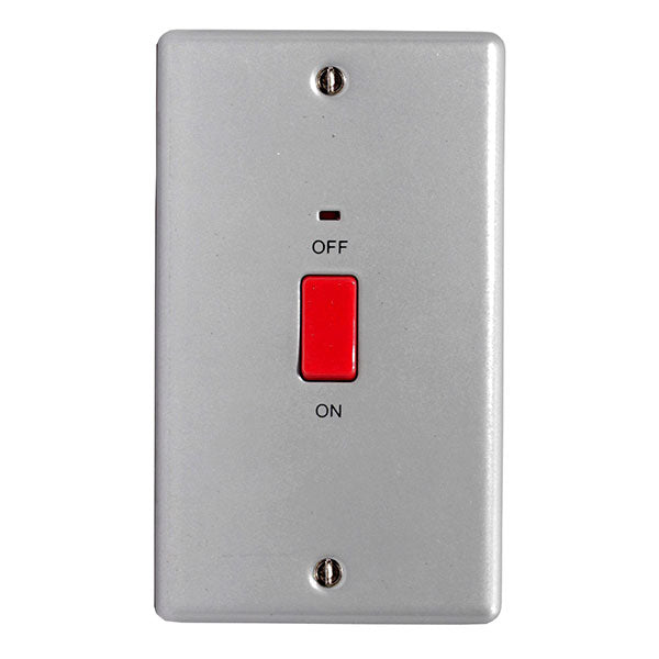 BG MC572 Metal Clad 45A Rectangular Cooker Control Unit w- Power Indic