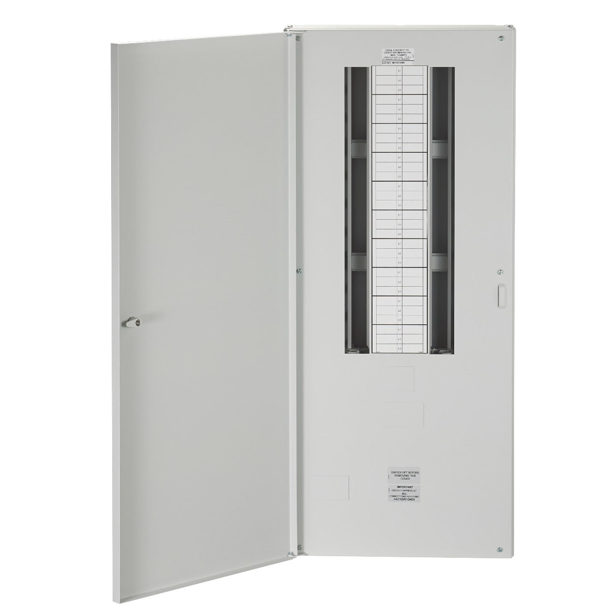 Wylex NHTN20MR 20-Way 125A Surface 3-Pole + Neutral Distribution Board