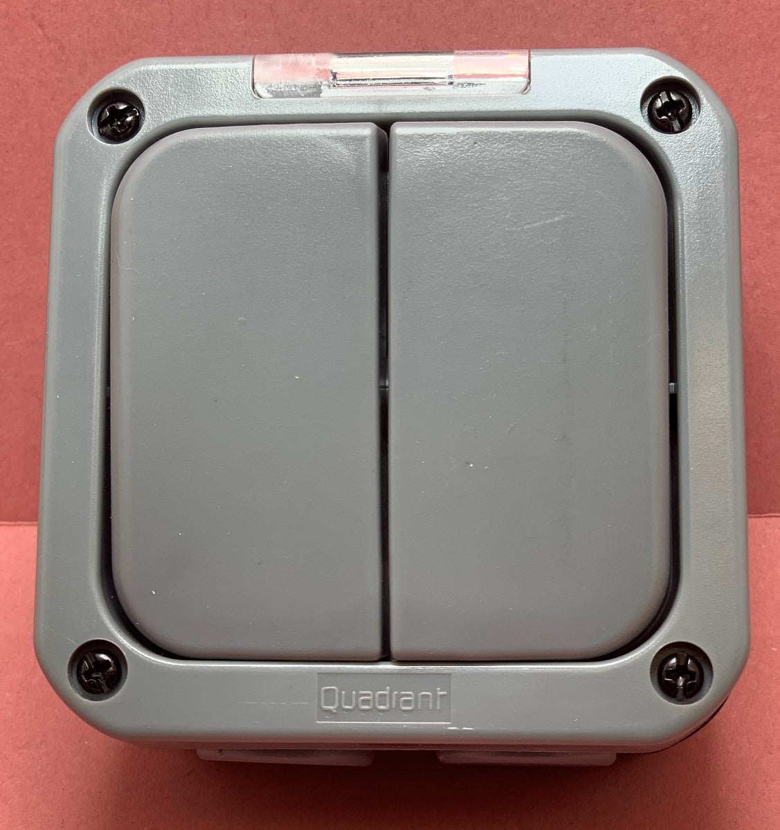 Quadrant Weatherproof 2 Gang 2-Way Switch IP65 Rating - QD-IP65R22