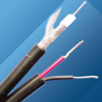 1 meter of RG59 CCTV + Power Cable