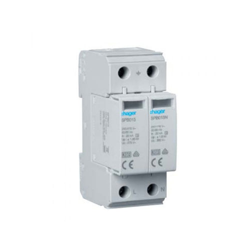 Hager VMES02SPD Single Mod Type 2 Surge Protection for Hager Consumer